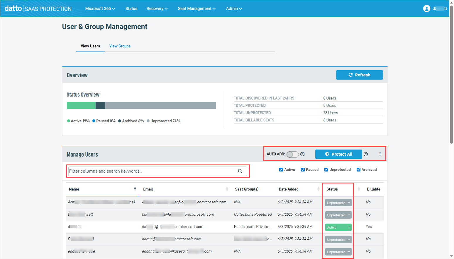 Exploring Seat Management features