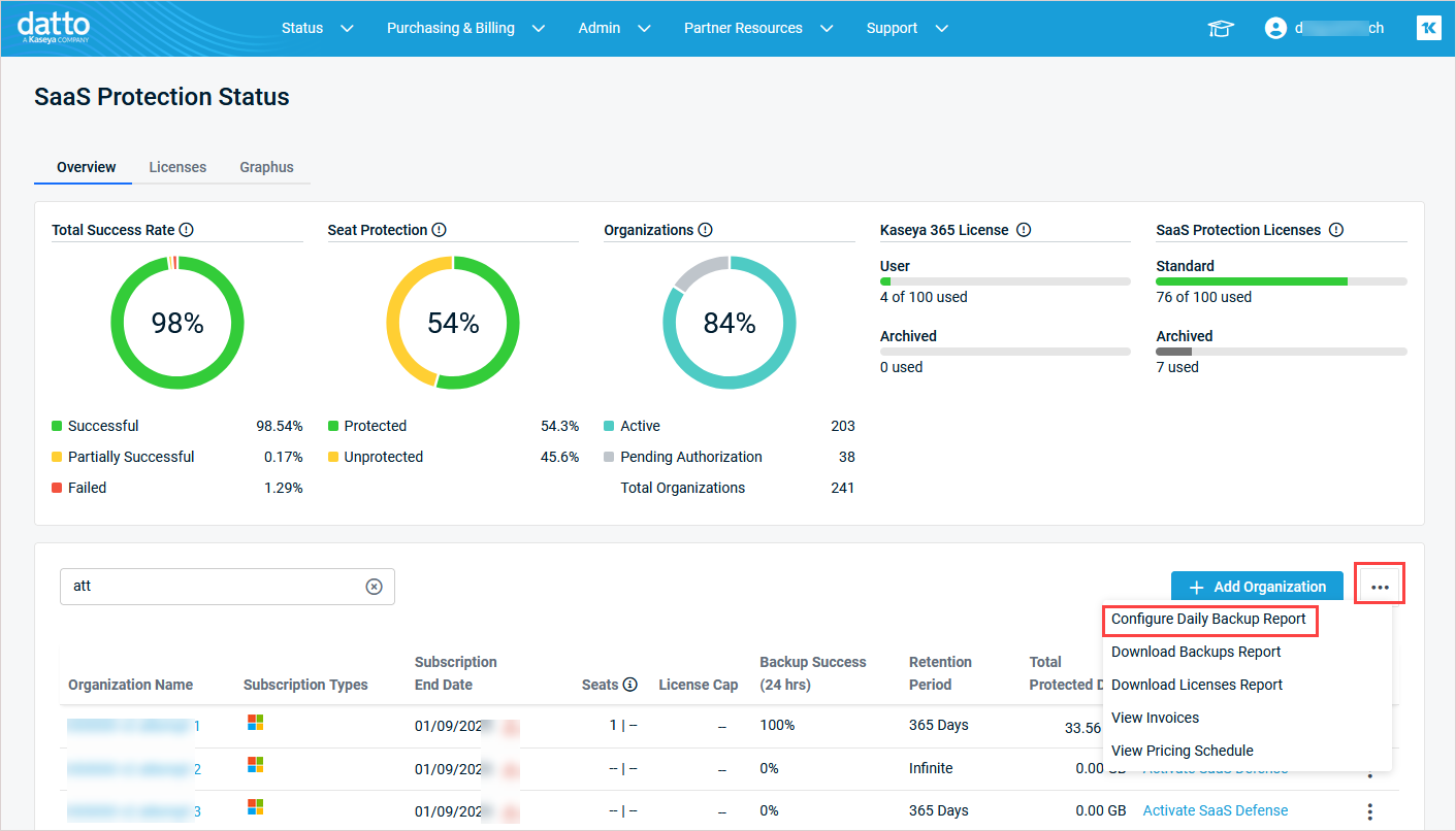 Providing a Daily Backup Success Report
